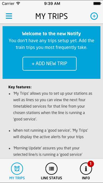 metroNotify App | Metro Trains